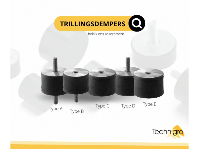Rubber Dempers Technigro Rubber Producten Rubber Dempers Technigro Rubber Producten